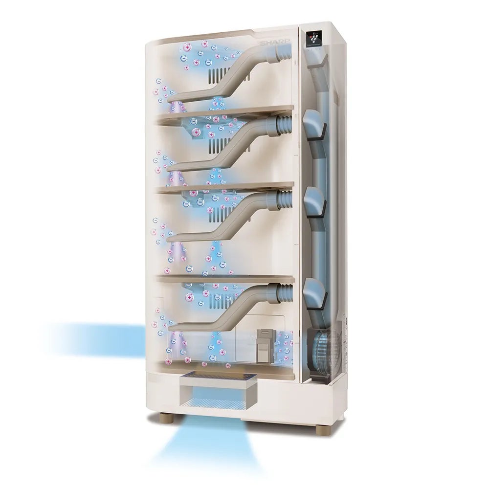 [レンタル] シャープ プラズマクラスター シューズクローゼット DY-B01-W - Rentio[レンティオ]