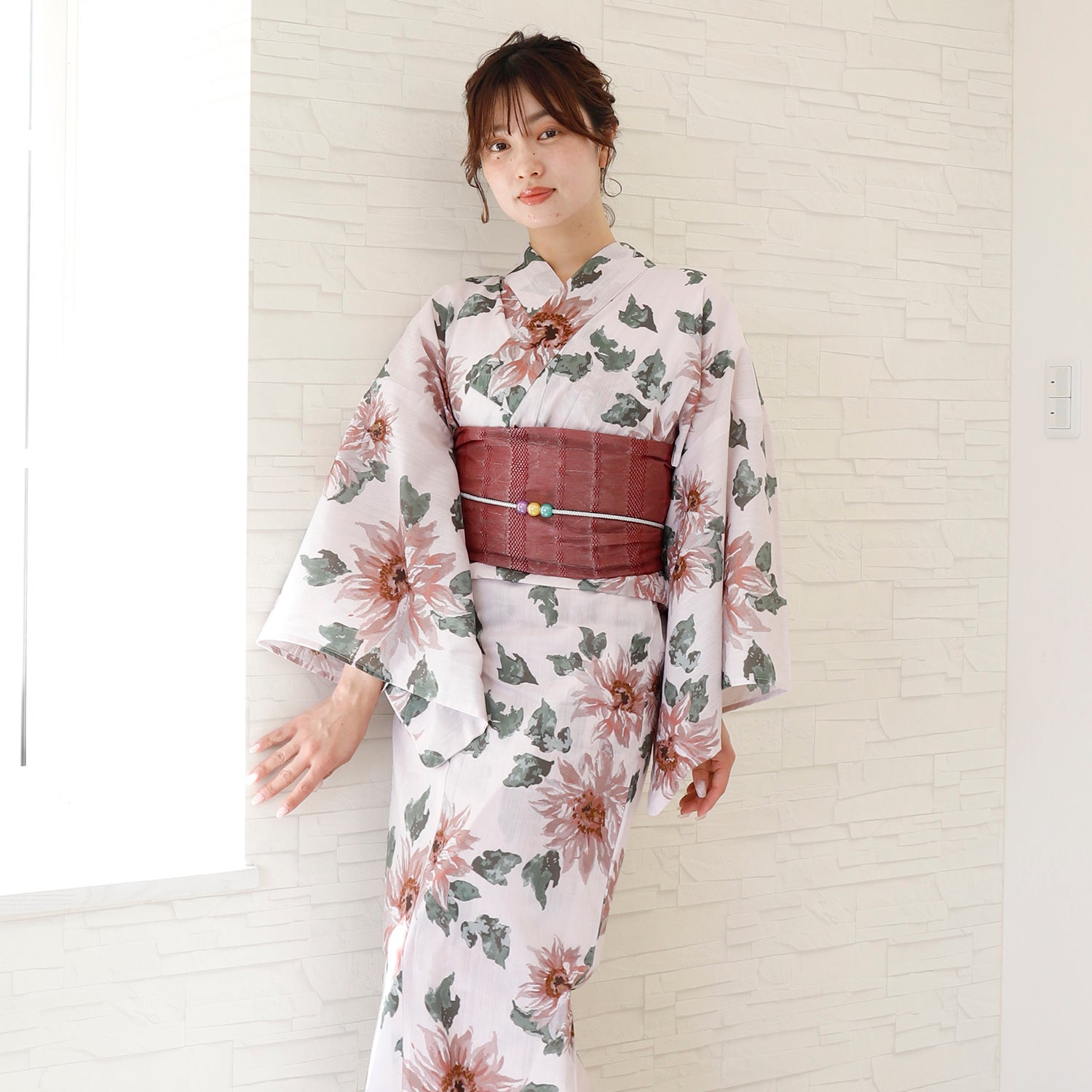 [レンタル] [2025新作]SION レディース浴衣 向日葵 フリーサイズの宅配レンタル - Rentio[レンティオ]